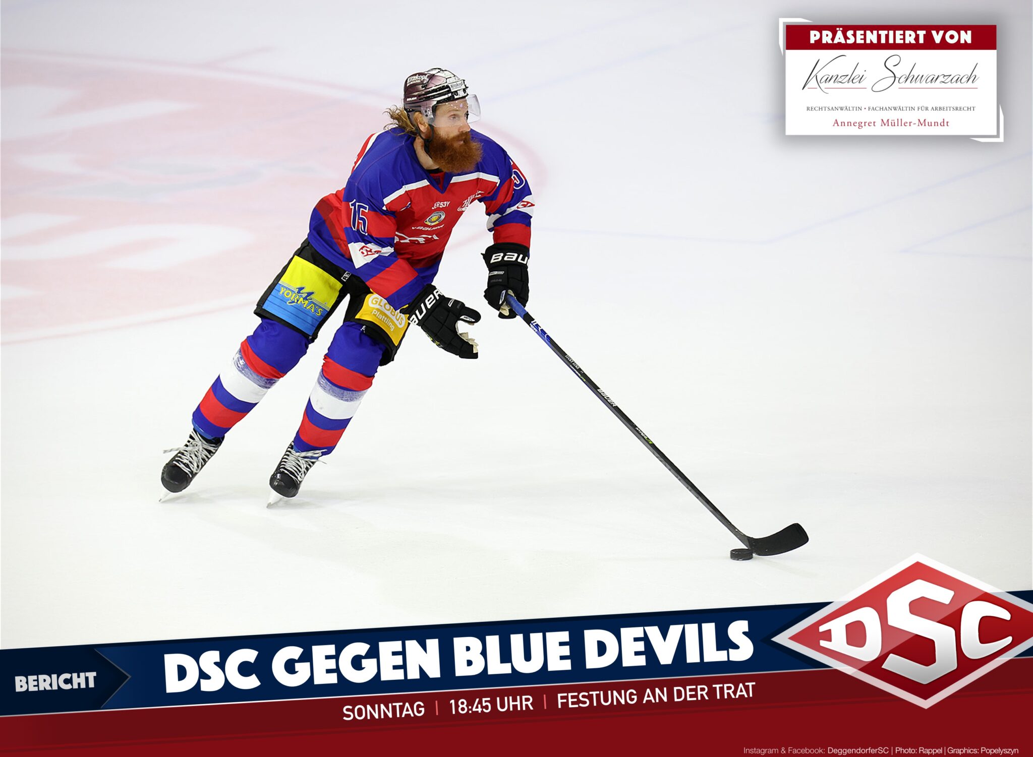 Generalprobe gegen den Süd-Meister: DSC empfängt die Blue Devils Weiden – Deggendorfer SC