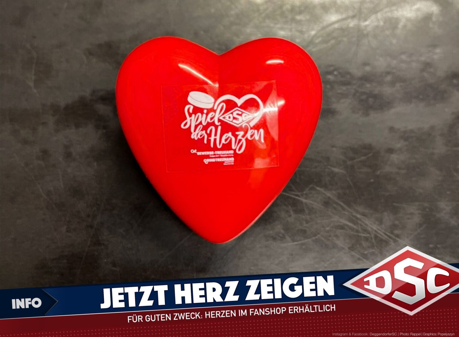 Hast du schon Herz gezeigt und dein Herz zum Zeigen? – Deggendorfer SC