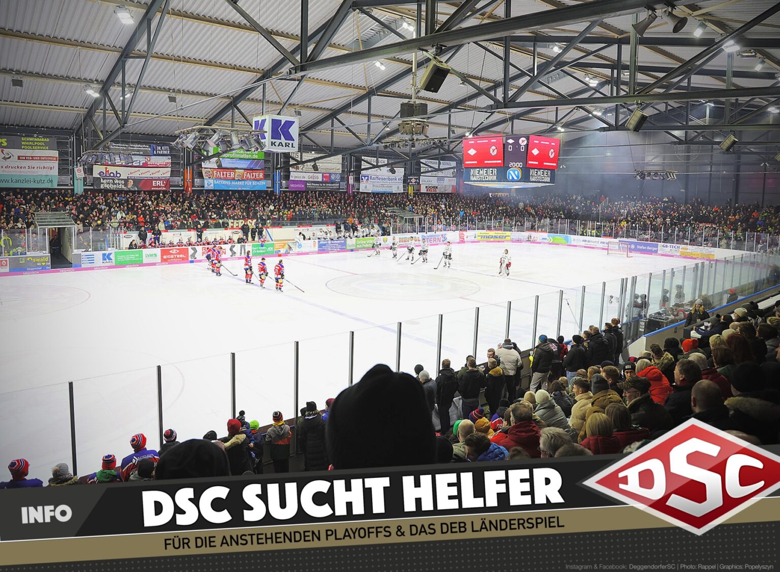 DSC sucht Helfer für die Heimspiele! – Deggendorfer SC